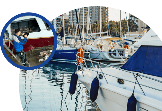 Create a schedule and a checklist for boat maintenance services?